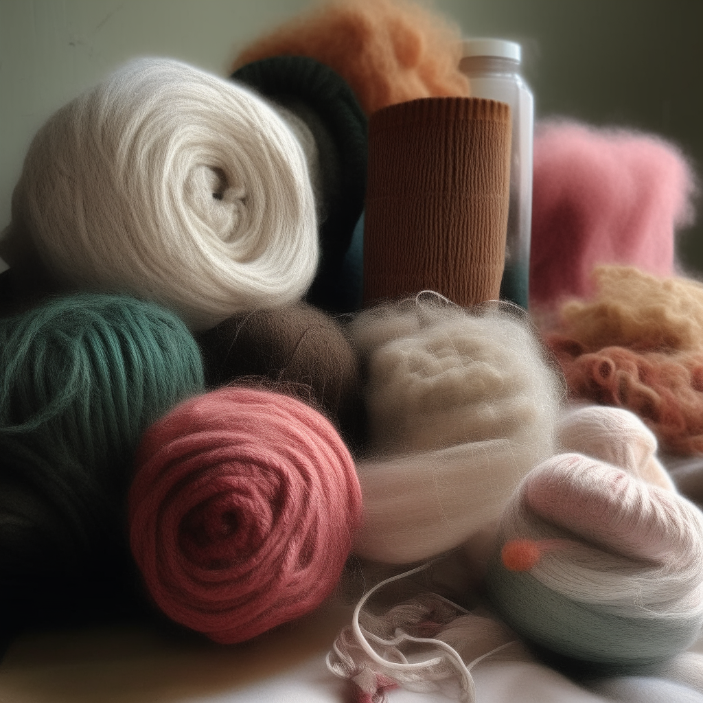 Samples of wool, mohair and... | Image by FilthyApricot9