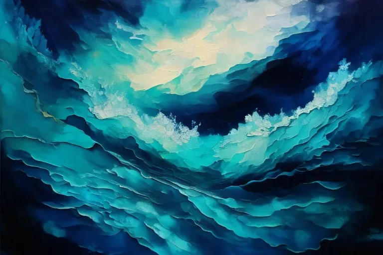 depths of the ocean abstract oil... | Video by ResoluteIguana