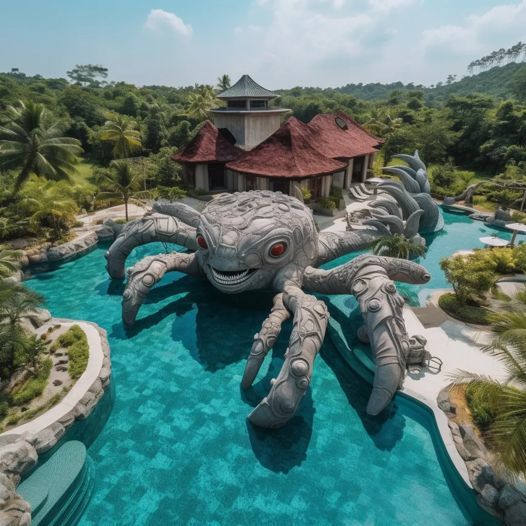a large inflatable crab in the... | Video by MischievousThinker3