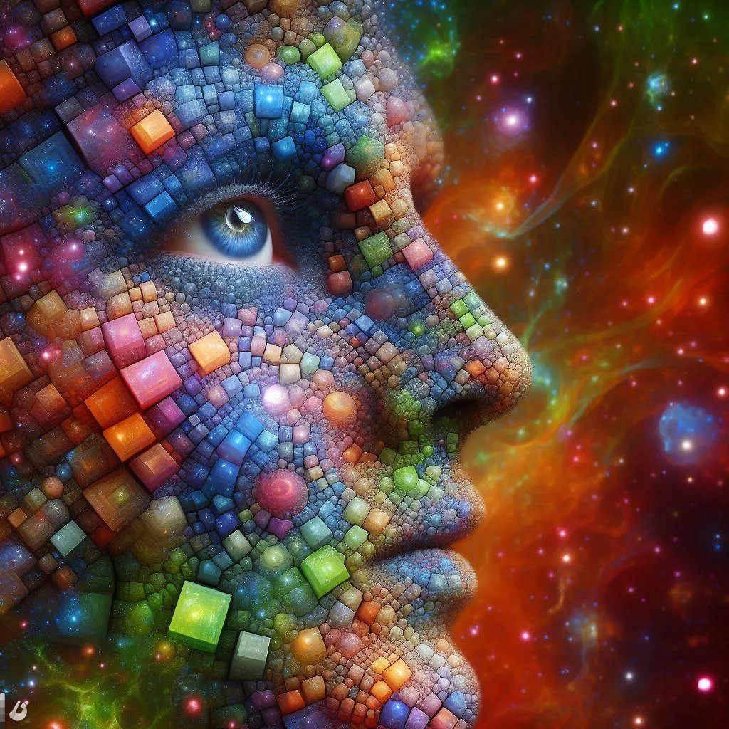 a colorful micro-cube embedded... | Video by OrganizedIbex7