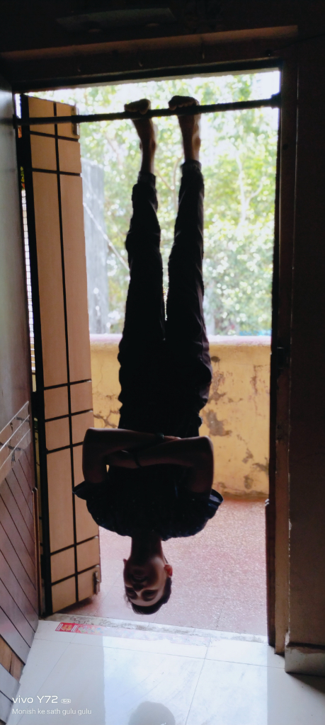 A person hanging upside down in... | Video by LustyOyster